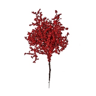 17" Red Berry Spray, Set of 3 - Bed Bath & Beyond - 38365656