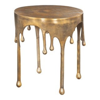 Drip Side Table Antique Brass - Bed Bath & Beyond - 40010183