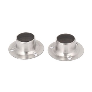 22mm Dia Pipe Flange Socket Rail Rod Support Holder Bracket 2PCS for ...