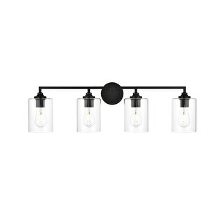 Elegant Lighting LD7315W33 Mayson 4 Light 10" Tall Bathroom Sconce ...