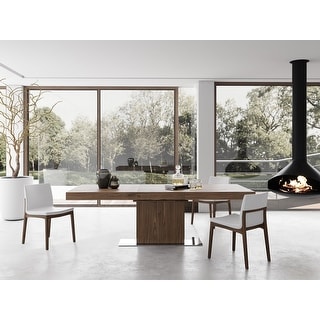 Astor Dining Table in Walnut - Bed Bath & Beyond - 33465647