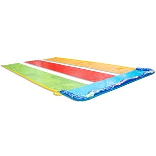 Banzai 16 Feet Triple Tag Racing Water Slide - Side-by-Side-by-Side ...
