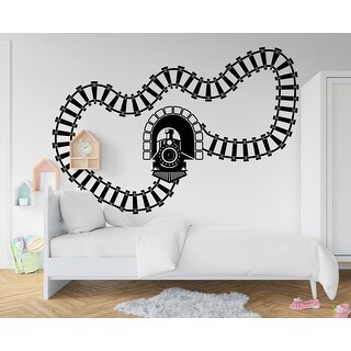 Railroad Track Wall Decal Stickers Train Track Wall Decals - Bed Bath ...
