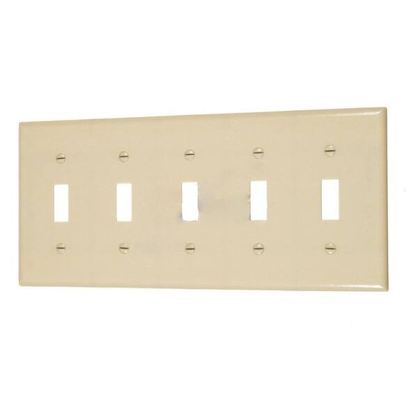 Rectangle Ivory Electrical Switch Plate Plastic American Imaginations ...