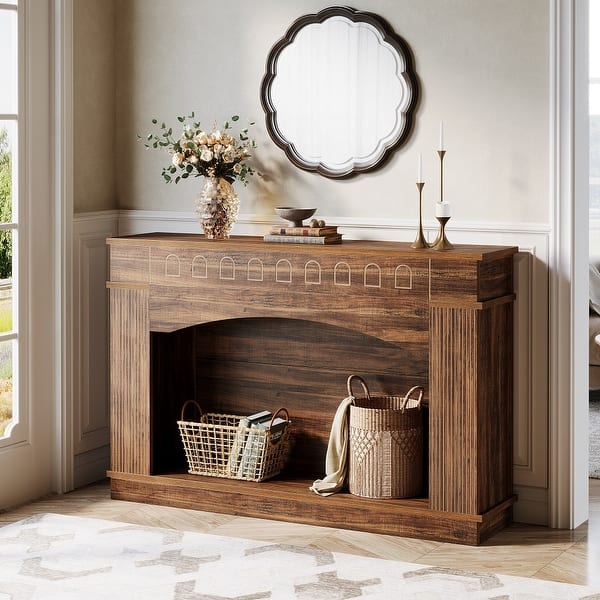 solid wood sofa table