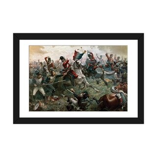 iCanvas "Battle of Waterloo, 18th June 1815, 1898 " by William Holmes ...