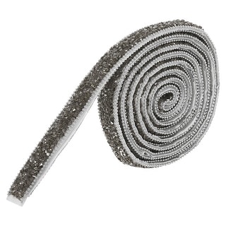 Resin Rhinestone Ribbon, Self-Adhesive Bling Crystal Ribbon Strips for ...