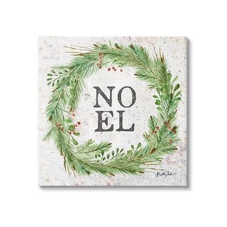 Stupell Noel Seasonal Wreath Canvas Wall Art Design by Kelley Talent ...