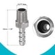 2pcs Hose Barb Fitting Male Thread Stainless Steel Pipe Connector ...