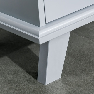 French Design Buffet Cabinet with Fretwork Doors in Grey - Bed Bath ...