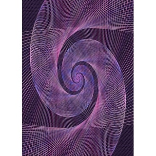 Ahgly Company Machine Washable Transitional Deep Purple Area Rugs - Bed ...