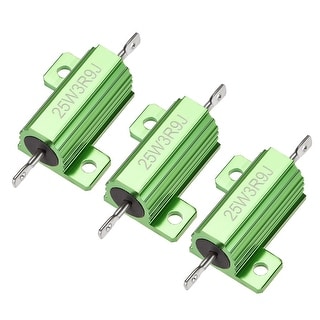 25W 3.9 Ohm 5% Aluminum Housing Resistor Wirewound Resistor Green Tone ...