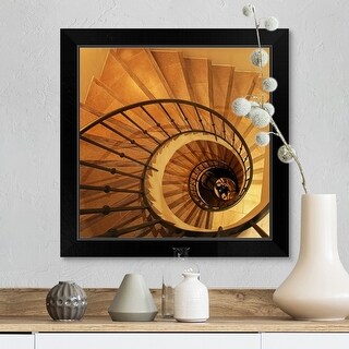 "Spiral staircase" Black Framed Print - Bed Bath & Beyond - 30191978