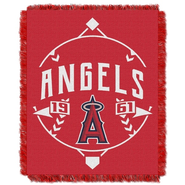 MLB Los Angeles Angels Ace Jacquard Throw Blanket - Bed Bath & Beyond ...