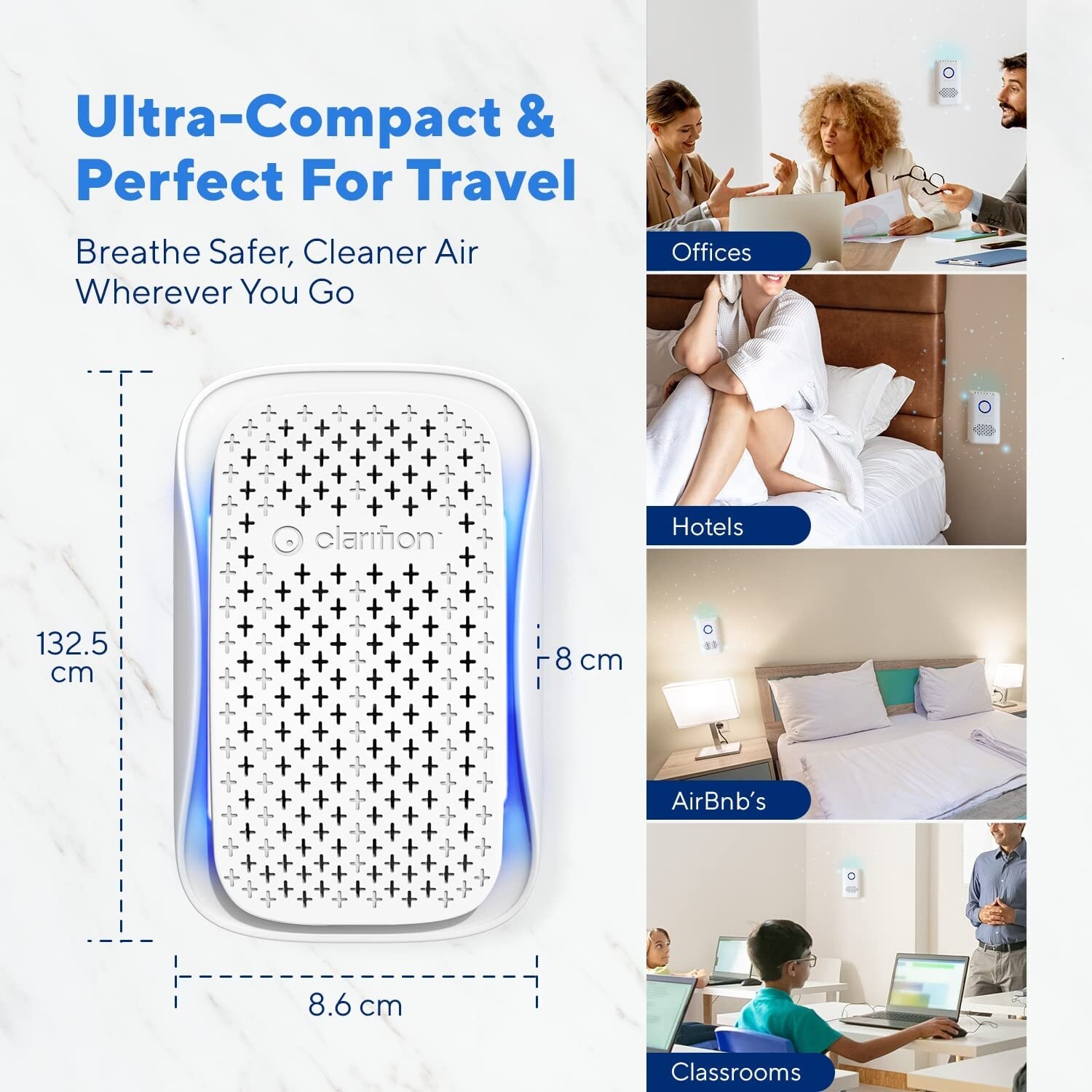 Portable Air Purifier 3 Pack Plug In Air Ionizer HEPA Air Filter Mini Air Purifiers For Bedroom With Dust Smoke On Sale Bed Bath Beyond 40347005