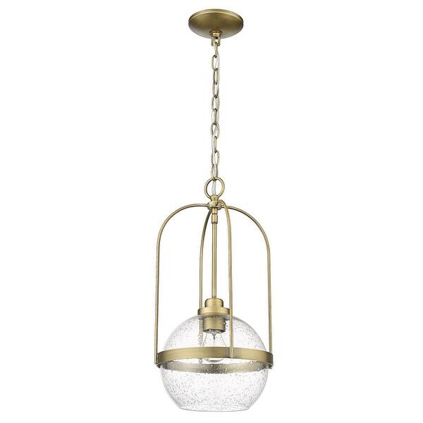 Devonshire 1-light Pendant w/ Clear Seeded Glass - Bed Bath & Beyond ...