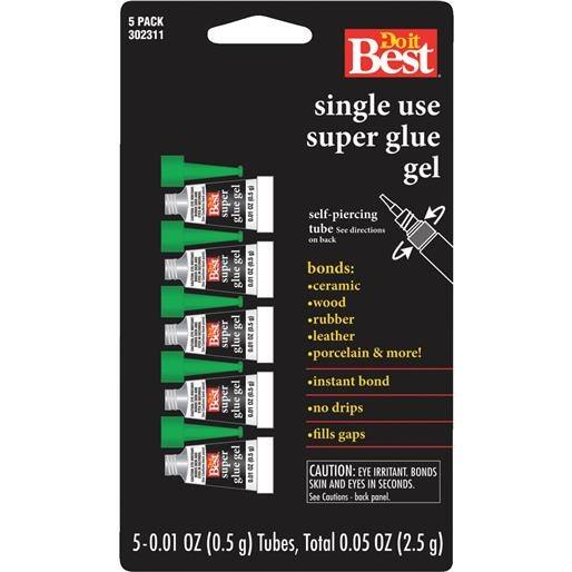 Pacer Technology 5Pk Mini Gel Super Glue 302311 Unit: PKG - Bed Bath ...