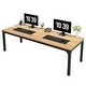 78.74 inch Extra Long 2 Person Double Computer Desk for Home Office ...