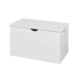2 Safety Hinge toy box White storage cabinet MDF top cabinet - Bed Bath ...