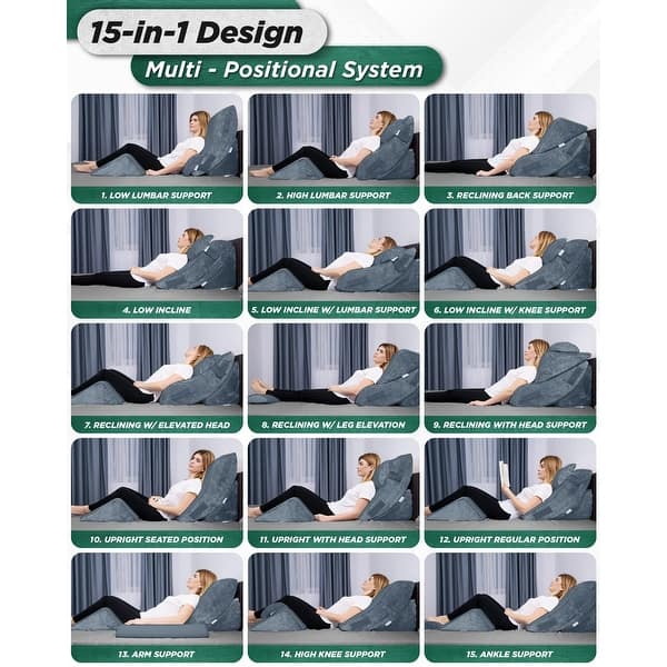 Knee Pillow For Back Sleeping Living Standard - Orthopaedic Foam For ...