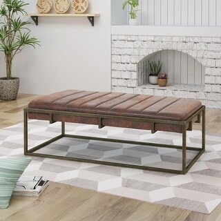 Luxury Upholstered Bench - Suede Seat & Gold Legs - Bed Bath & Beyond ...
