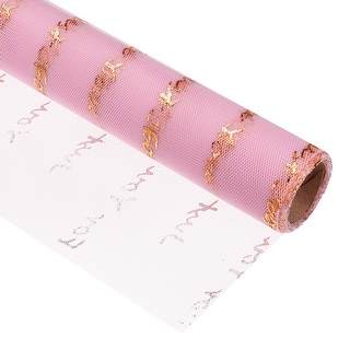 Flower Wrapping Mesh 15ft Floral Bouquet Packaging Alphabet Net Yarn ...