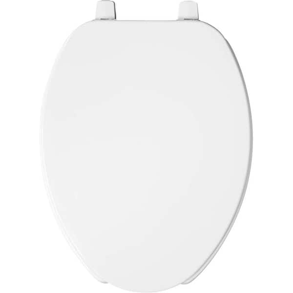 Bemis Elongated Commercial Plastic Open Front Toilet Seat with - Bed ...