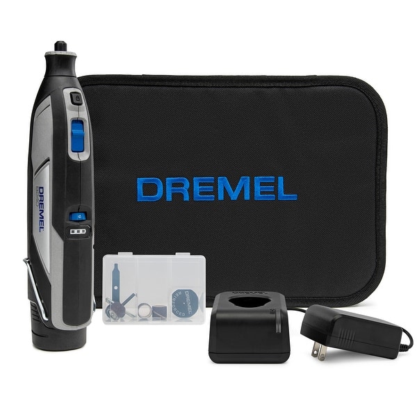 Dremel 8240 12V Lithium-Ion Battery Cordless Rotary Tool w/ Accessory ...