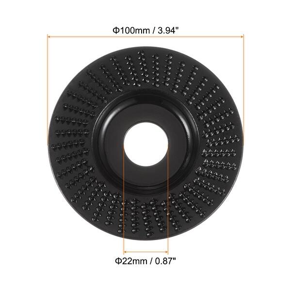 Wood Carving Disk Grinder Wheel, 4" Grinding Wheels with 7/8" Arbor - 4 ...