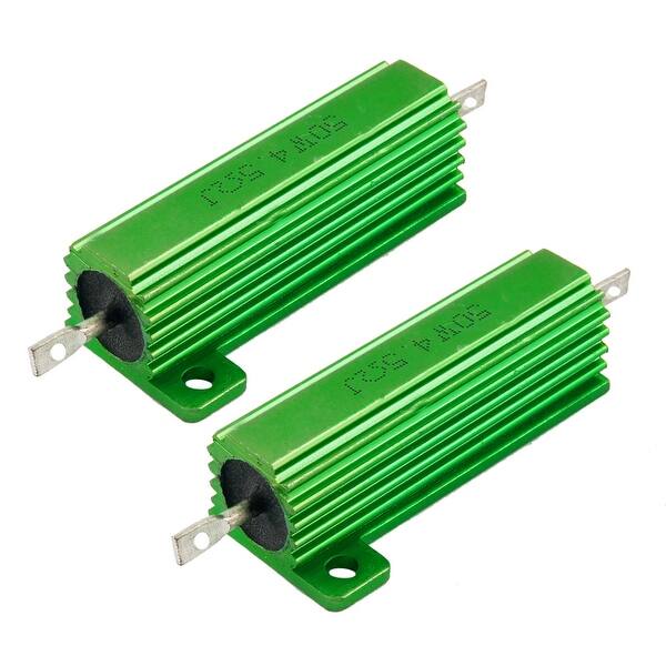50W 4.5 Ohm Screw Tap Mounted Aluminum Housed Wirewound Resistors 2Pcs ...