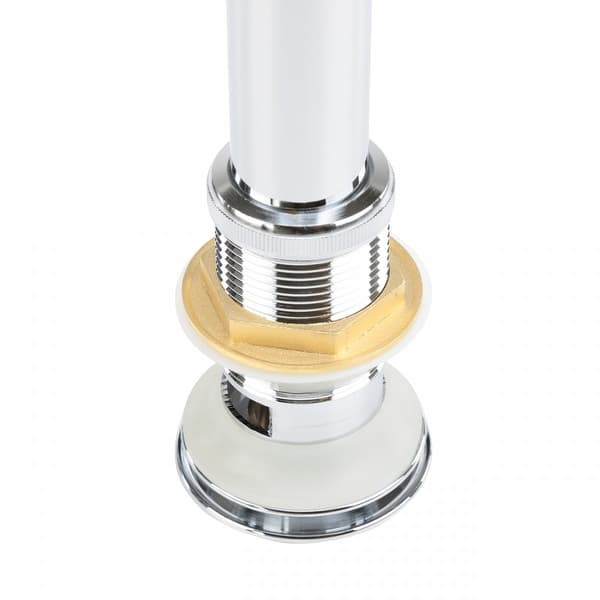 Anti-Clogg Pop up Sink Drain With Overflow Chrome Finish For Sinks with ...