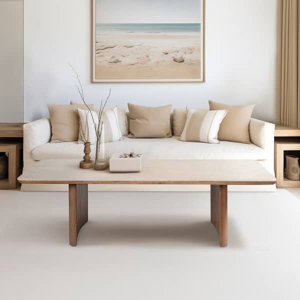 travertine coffee table