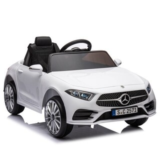Mercedes-Benz CLS 350 Licensed Kids Ride-On Car with 4-Wheel Suspension ...