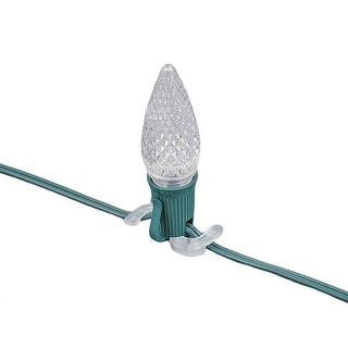 39025 Surface Mount Christmas Light Clip, C7/C9 Base, Flat Surface, 100 ...