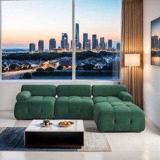Artsy & Simple Modular Sectional Sofa, Button Tufted Designed and DIY ...