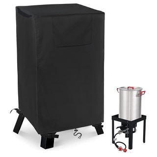 Outdoor Turkey Frying Pan and Seafood Boiling Pot Cover，Black - Bed ...