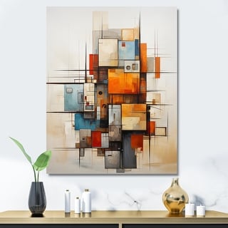 Designart "Cubism Fragmented Perspectives I" Cubism Wall Art Prints ...