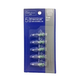 Celebrations 11220-71 Traditional Mini LED Replacement Bulbs, Cool ...