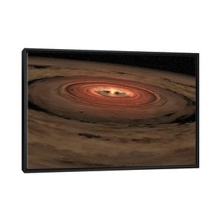iCanvas "A Brown Dwarf Surrounded By A Swirling Disk Of Planet-Building ...