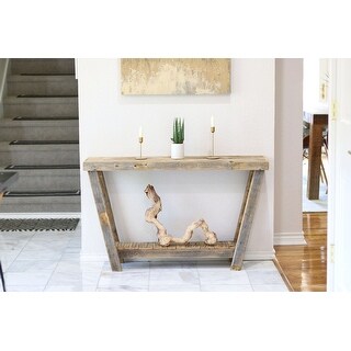 Inverted A-Frame Console Table (Natural) - Bed Bath & Beyond - 38444711