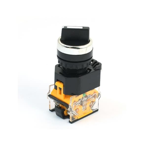 440V 10A NO NC DPST 2 Position Latching Power Control Rotary Switch ...