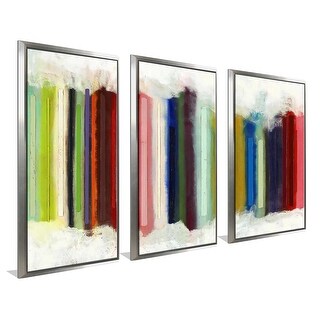"Together Again" by Laura Van Horne Print on Floating Canvas Set of 3 ...