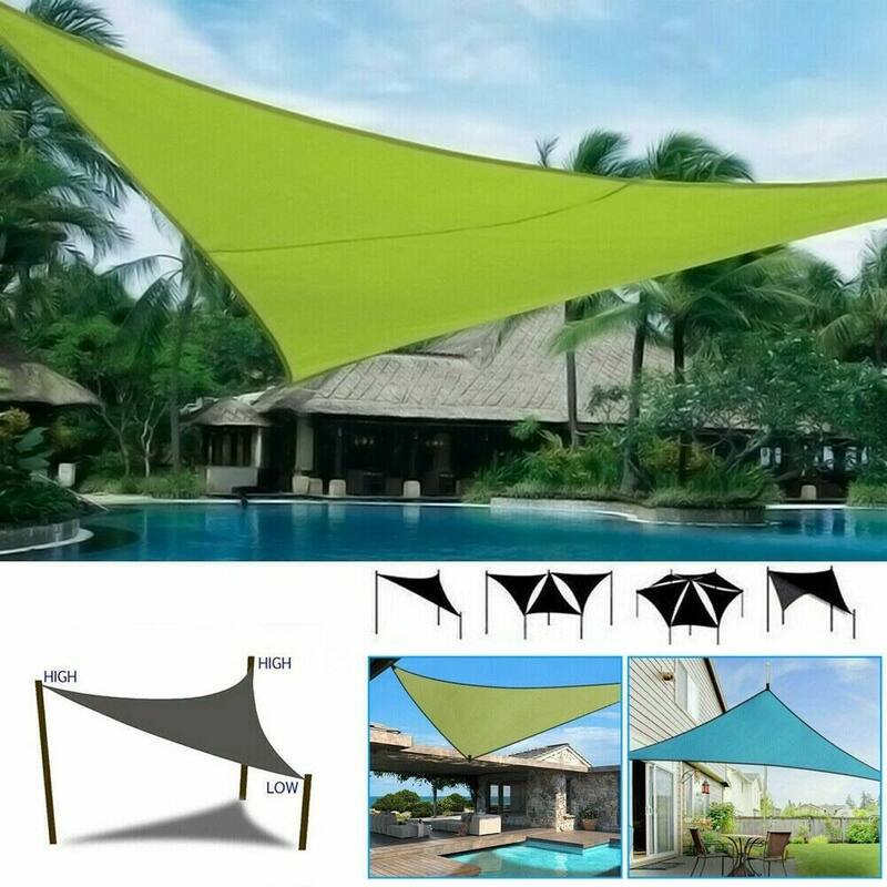 Army Green Sun Shade Sail Canopy Triangle - Bed Bath & Beyond - 37538385