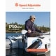 UIMOSO Electric Trolling Motor, Transom Mounted Outboard Boat Motors ...