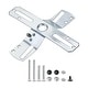Light Crossbar Kit 4 Inch Cross-Shaped Mounting Bracket with Screws and ...