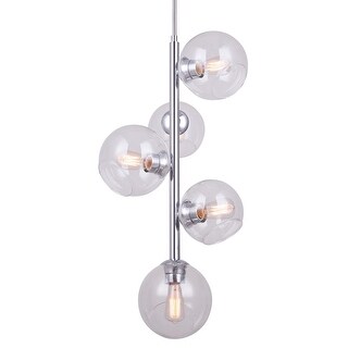 Canarm ICH1021A0518 Cambry 5 Light 15" Wide Chandelier - Bed Bath ...