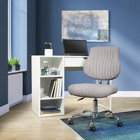 Dual-function Upholstered Cushioned Ergonomic Task Chair - On Sale ...