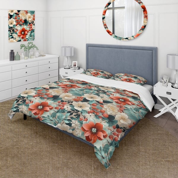 coral pattern bedding