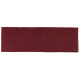 Industry Tile 2.5x8 Tribeca Burgundy Porcelain Wall Tile (3.77 Sq. ft ...