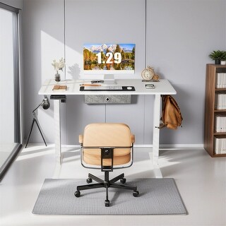 Electric Standing Desk w/Drawer Adjustable Desk Ergonomic Rising Desk ...